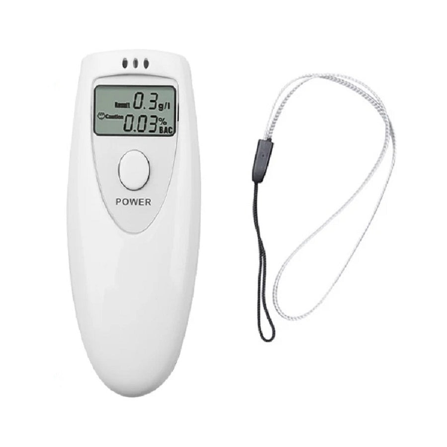 Alcoholímetro Digital Lcd Portátil Sin Boquillas Blanco Caja ...
