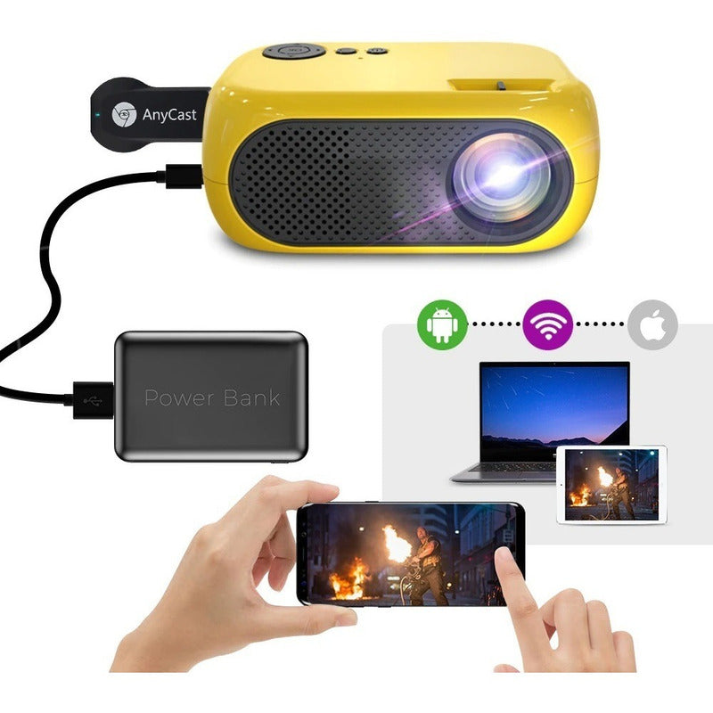 Miniproyector Xidu- Anycast, Compatible Con 1080p – Jhomasaja Import